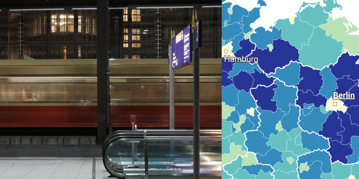How far — and how long — Germans travel to work | Datawrapper Blog