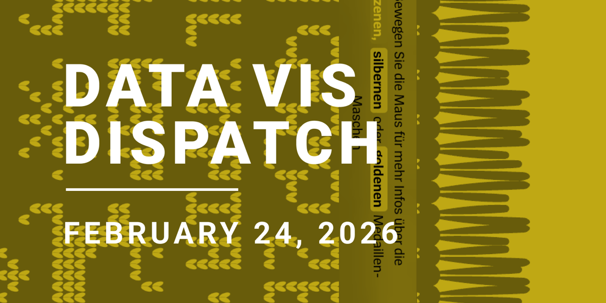 Data Vis Dispatch, February 24: U.S. tariffs, Olympic winners, and ...