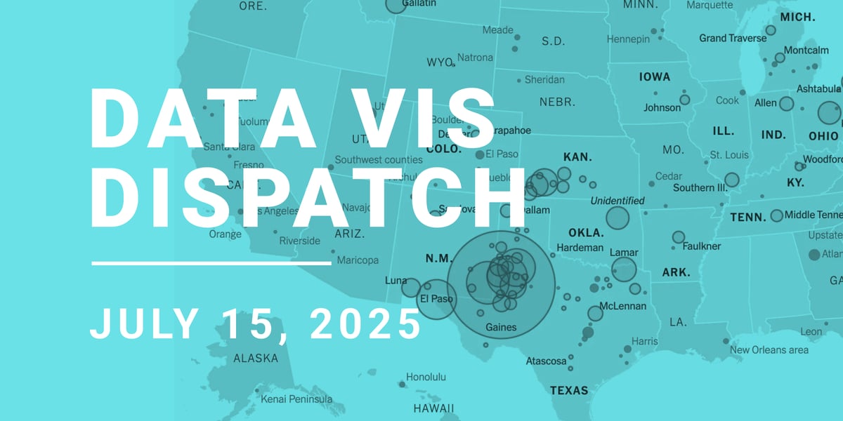 Data Vis Dispatch, July 15: "Big Beautiful Bill," extreme weather, and ...