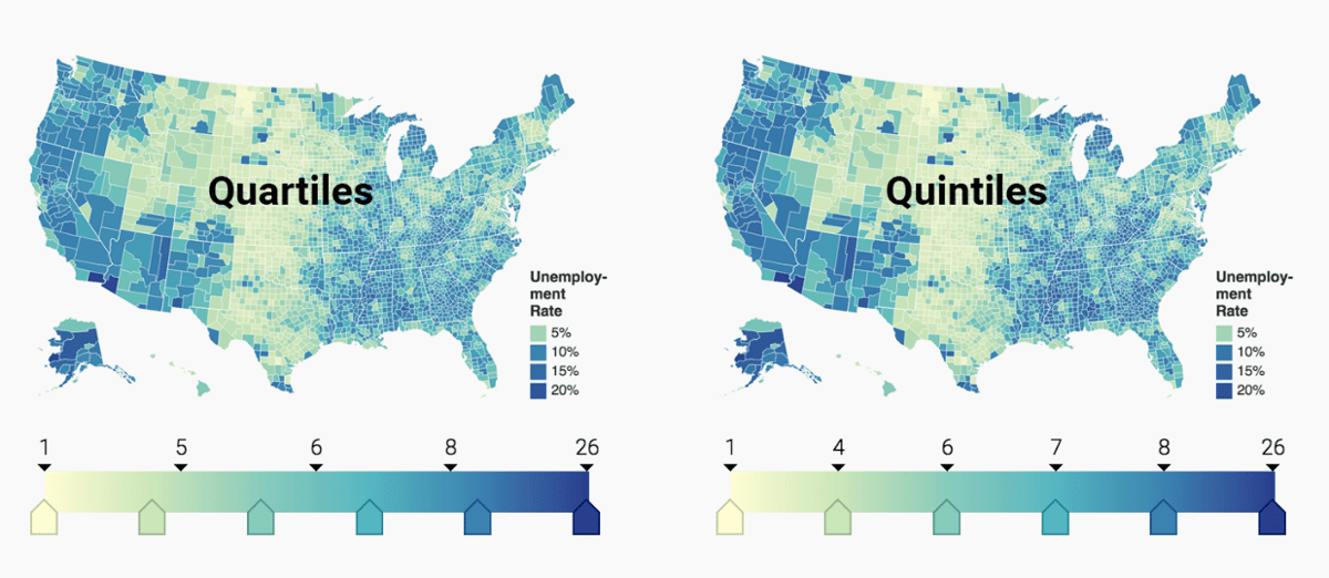 How to choose a color palette for choropleth maps | Datawrapper Blog